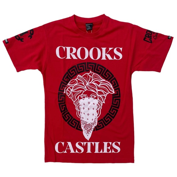 Crooks & Castles | Shirts | Crooks Castles Mens Cardinal Medusa Tee ...